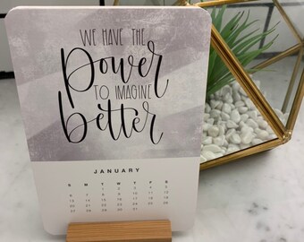 Easel calendar | Etsy