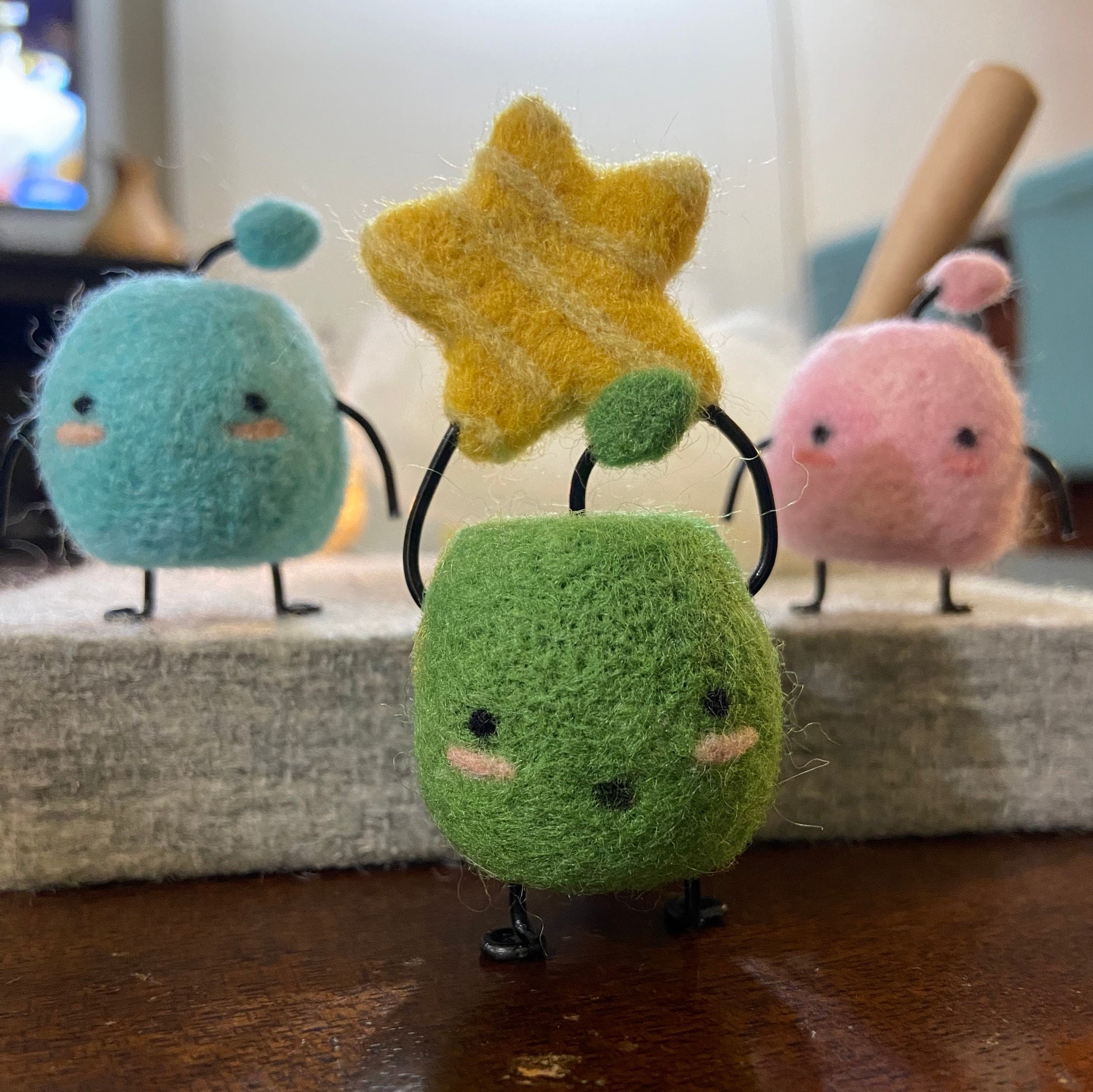 Needle Felted Junimo Customized, Handmade, Stardew Valley Gift - Etsy
