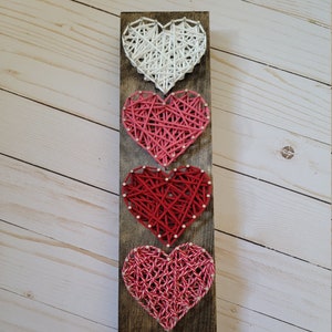 Classic Colors Set of Hearts Mini Heart String Art Heart - Etsy