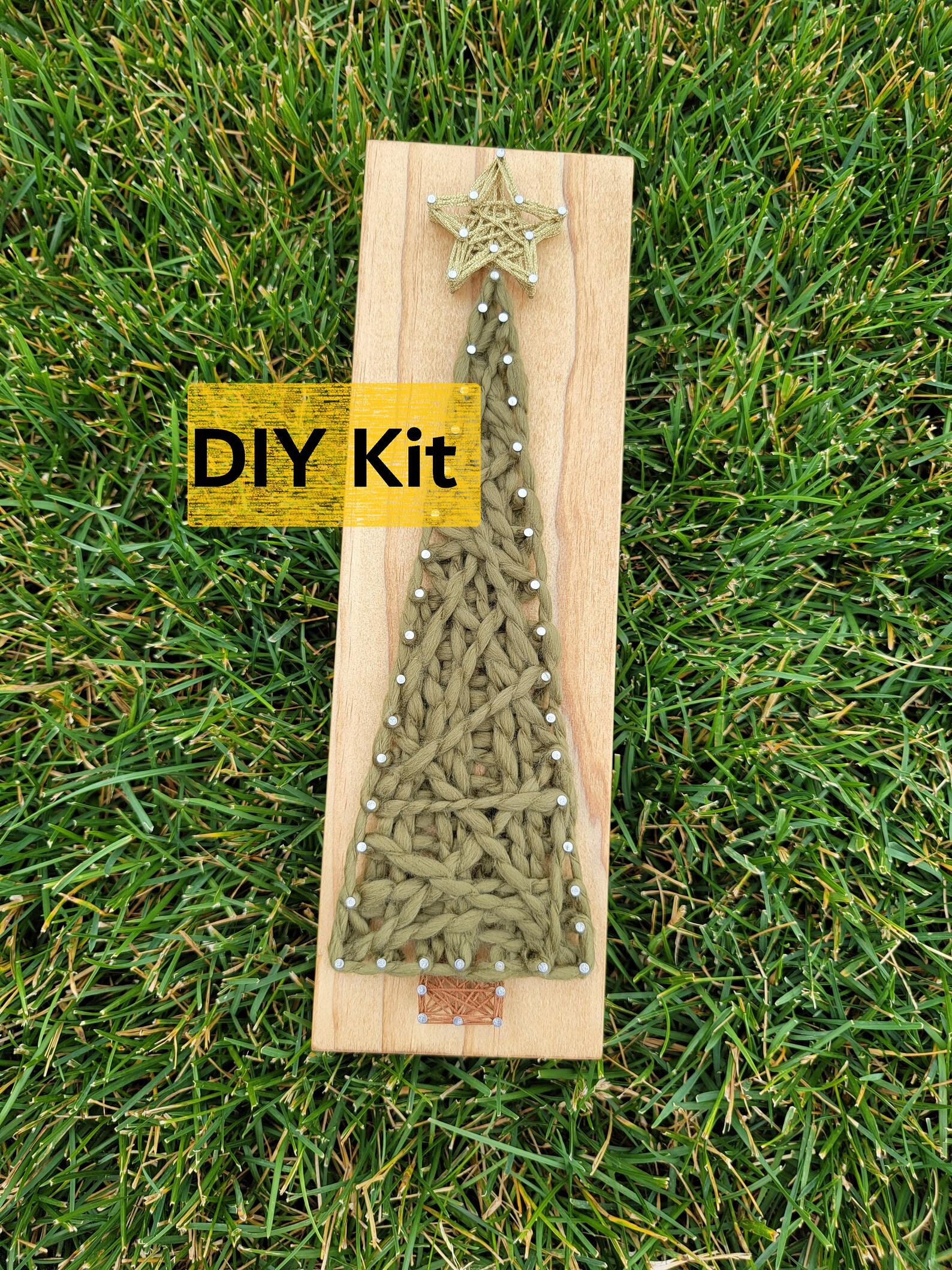 DIY Kit Christmas Tree String Art Kit DIY String Art Kit - Etsy