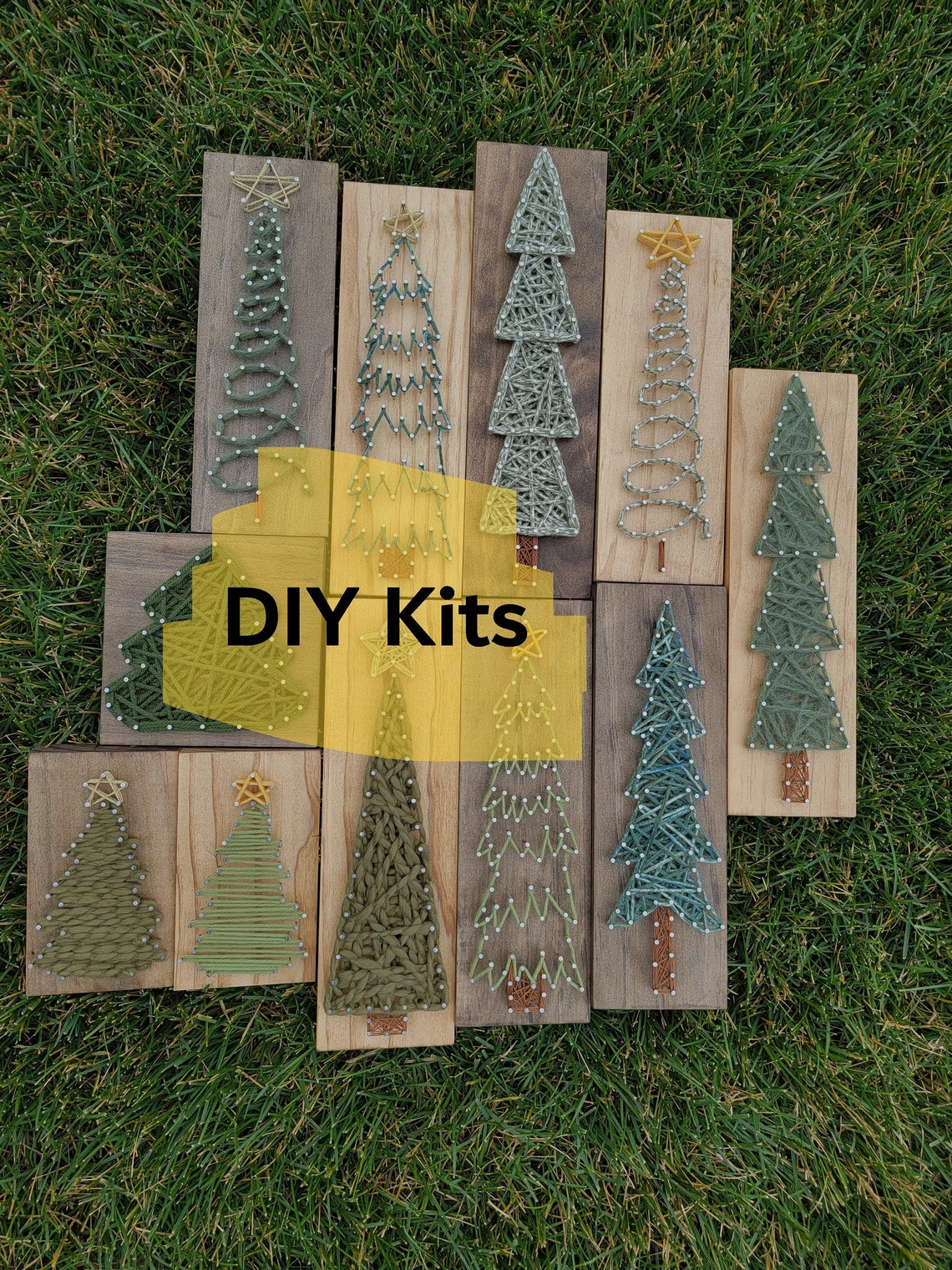 DIY Kit Christmas Tree String Art Kit DIY String Art Kit - Etsy