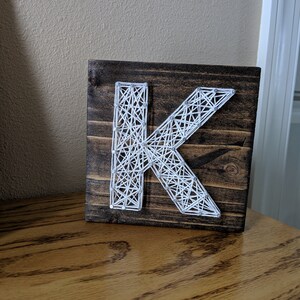 DIY String Art Kit Initial String Art Kit Letter String | Etsy