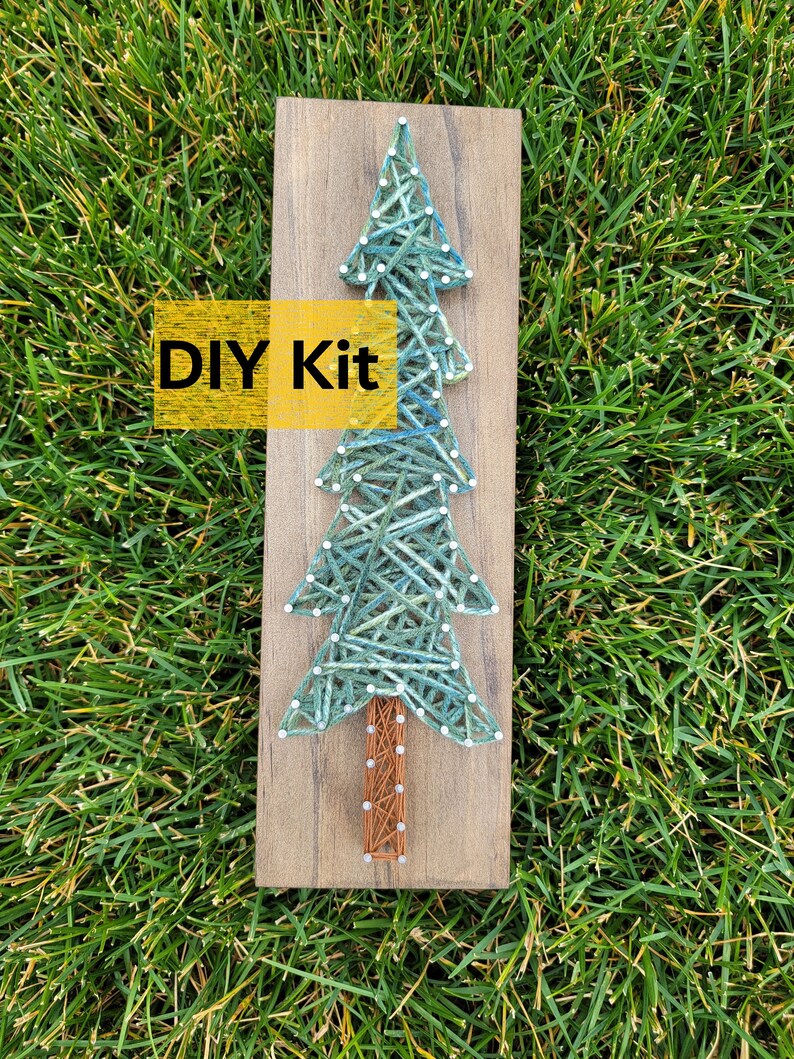 DIY Kit Christmas Tree String Art Kit DIY String Art Kit - Etsy