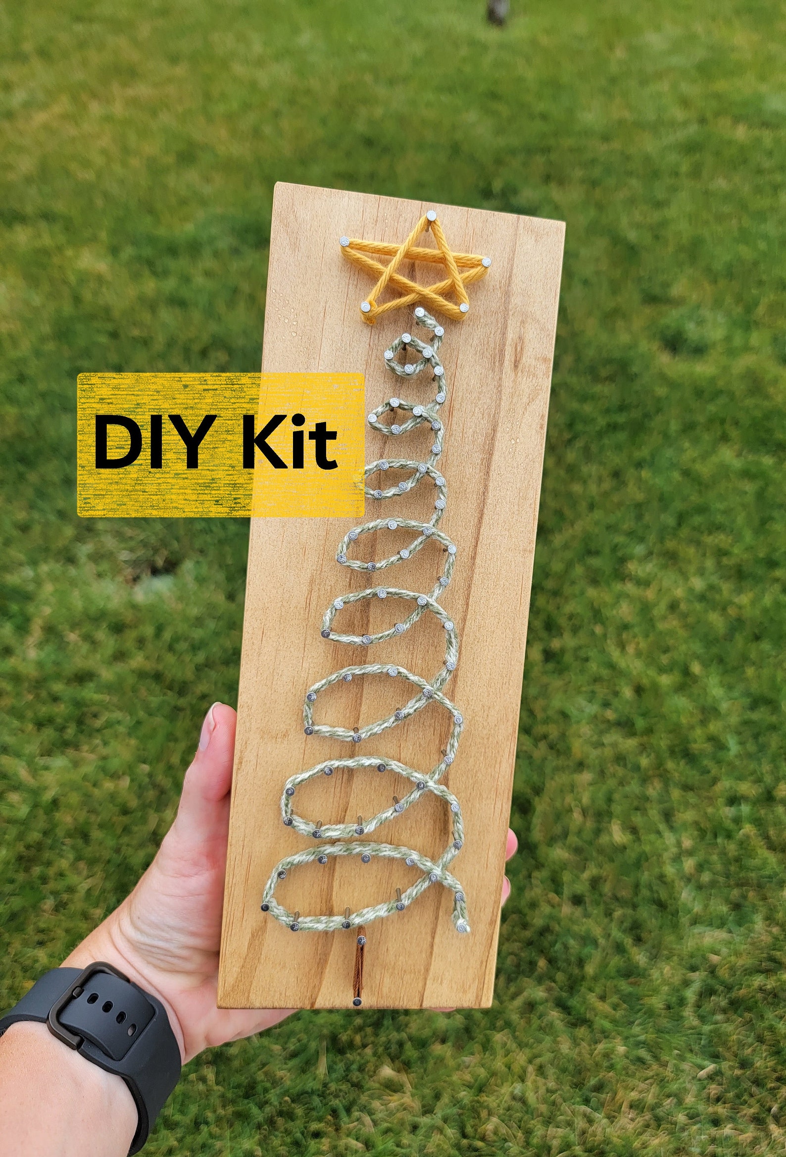 DIY Kit Christmas Tree String Art Kit DIY String Art Kit - Etsy