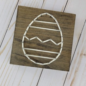 Simple Easter Egg - String Art - Easter Decor - Easter String Art ...