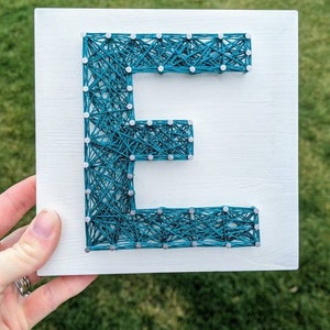 DIY String Art Kit Initial String Art Kit Letter String - Etsy
