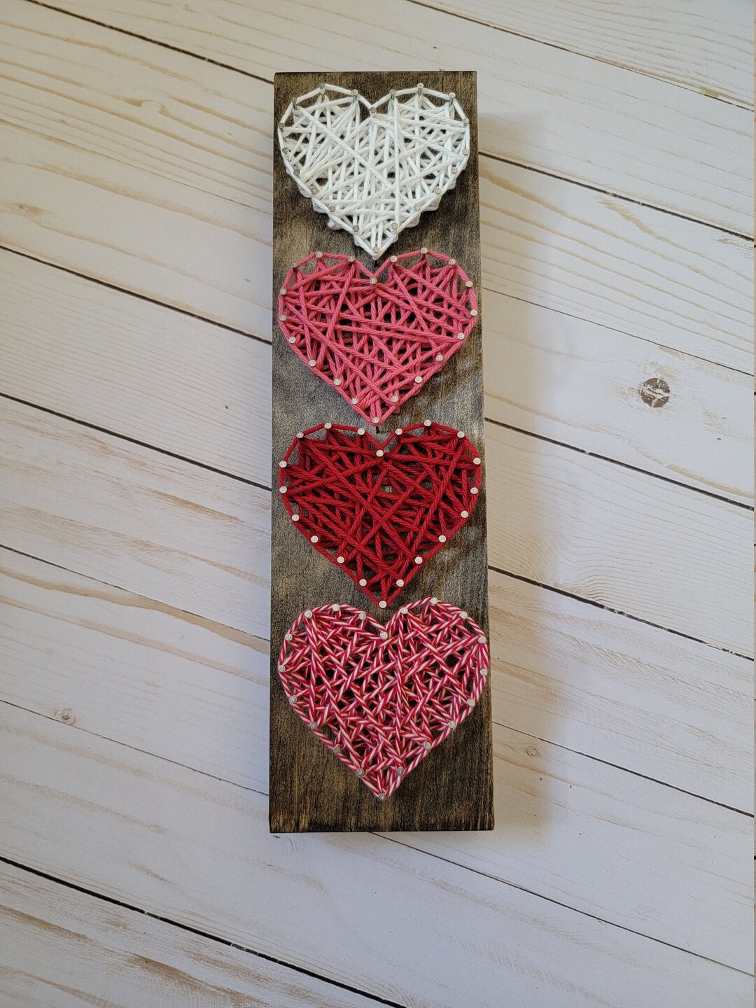 Classic Colors Set of Hearts Mini Heart String Art Heart - Etsy