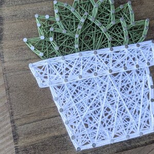 Succulent String Art Made to Order Potted Plant Plant - Etsy