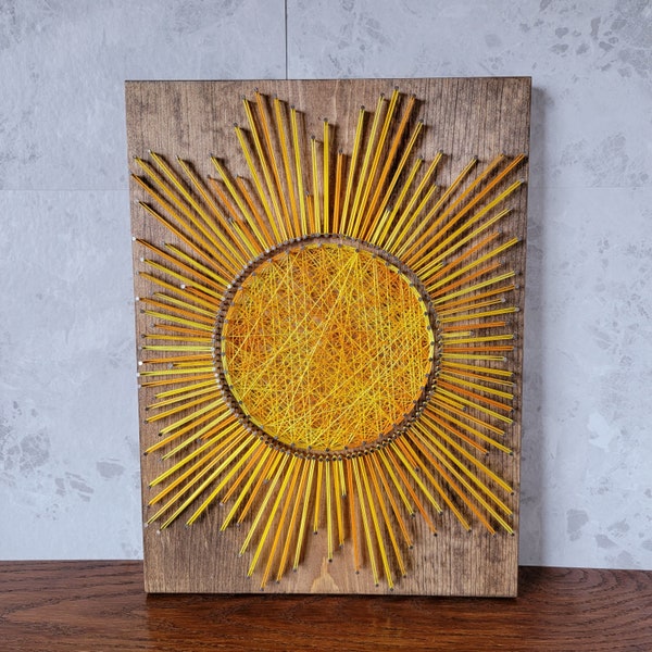 Sun String Art - Etsy