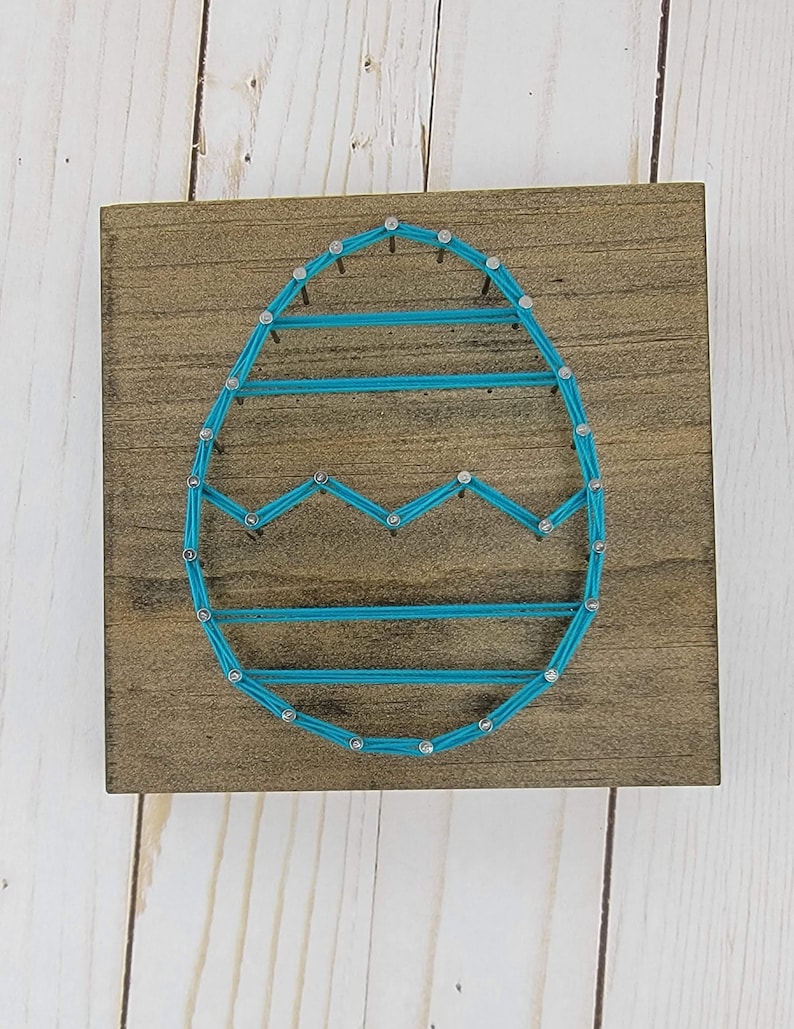 Simple Easter Egg String Art Easter Decor Easter String - Etsy