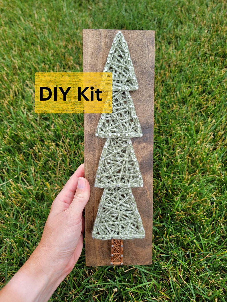 DIY Kit Christmas Tree String Art Kit DIY String Art Kit - Etsy