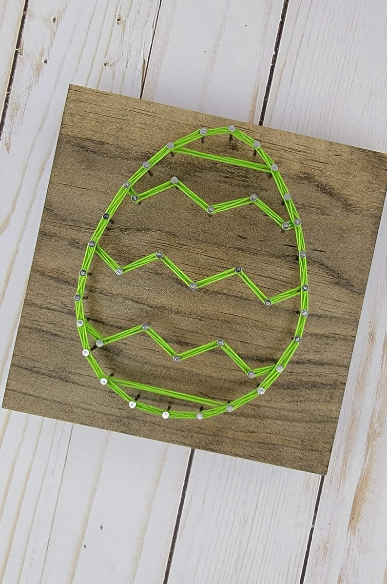 Simple Easter Egg String Art Easter Decor Easter String - Etsy