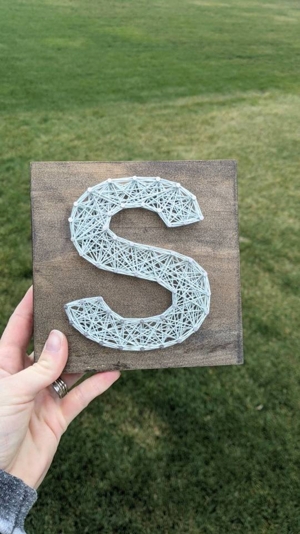 DIY String Art Kit Initial String Art Kit Letter String - Etsy