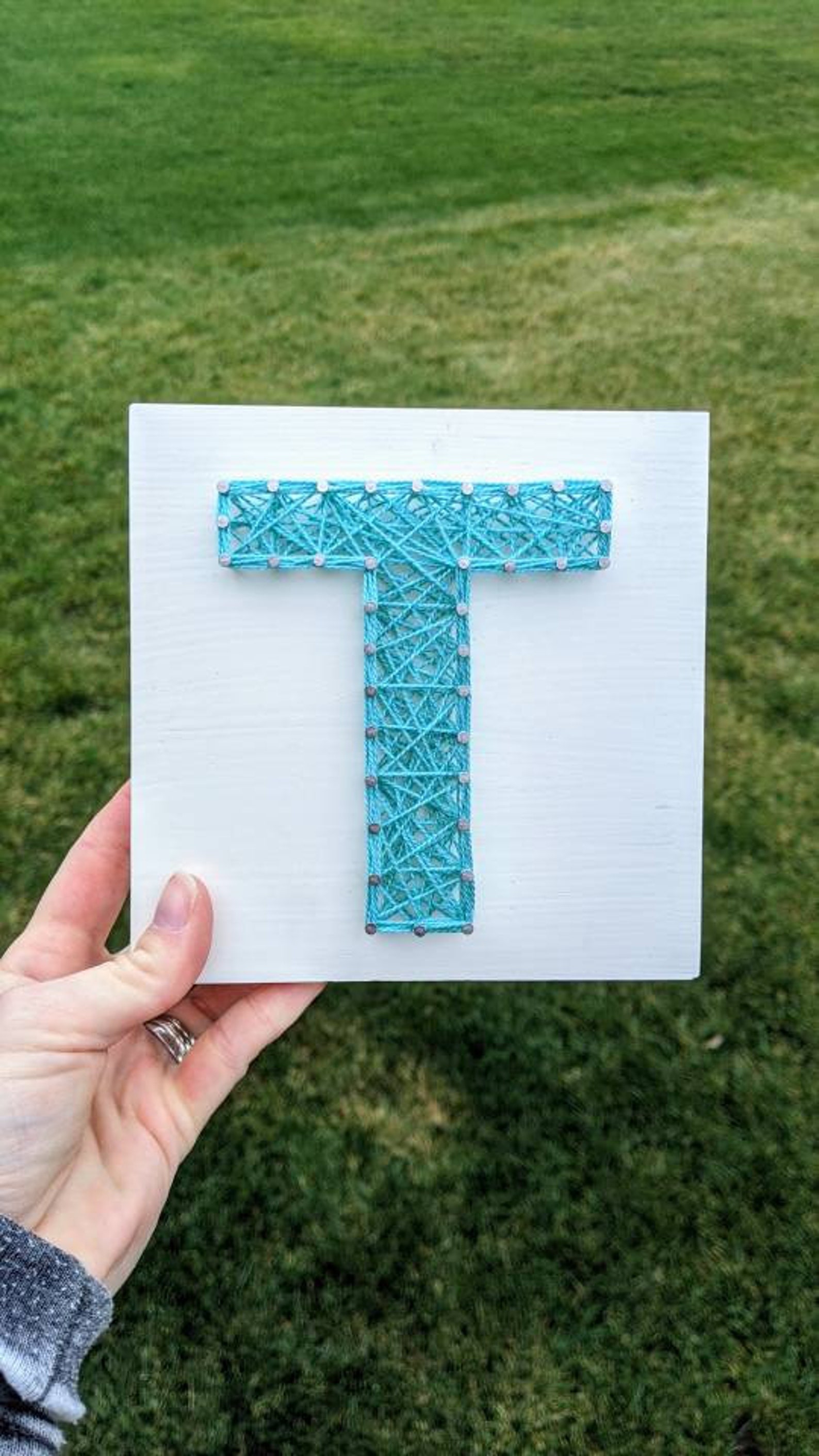 DIY String Art Kit Initial String Art Kit Letter String - Etsy