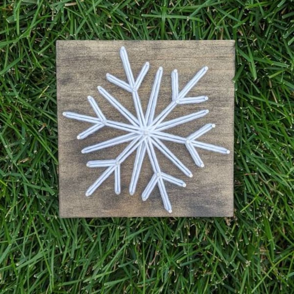 Snowflake String Art - Etsy