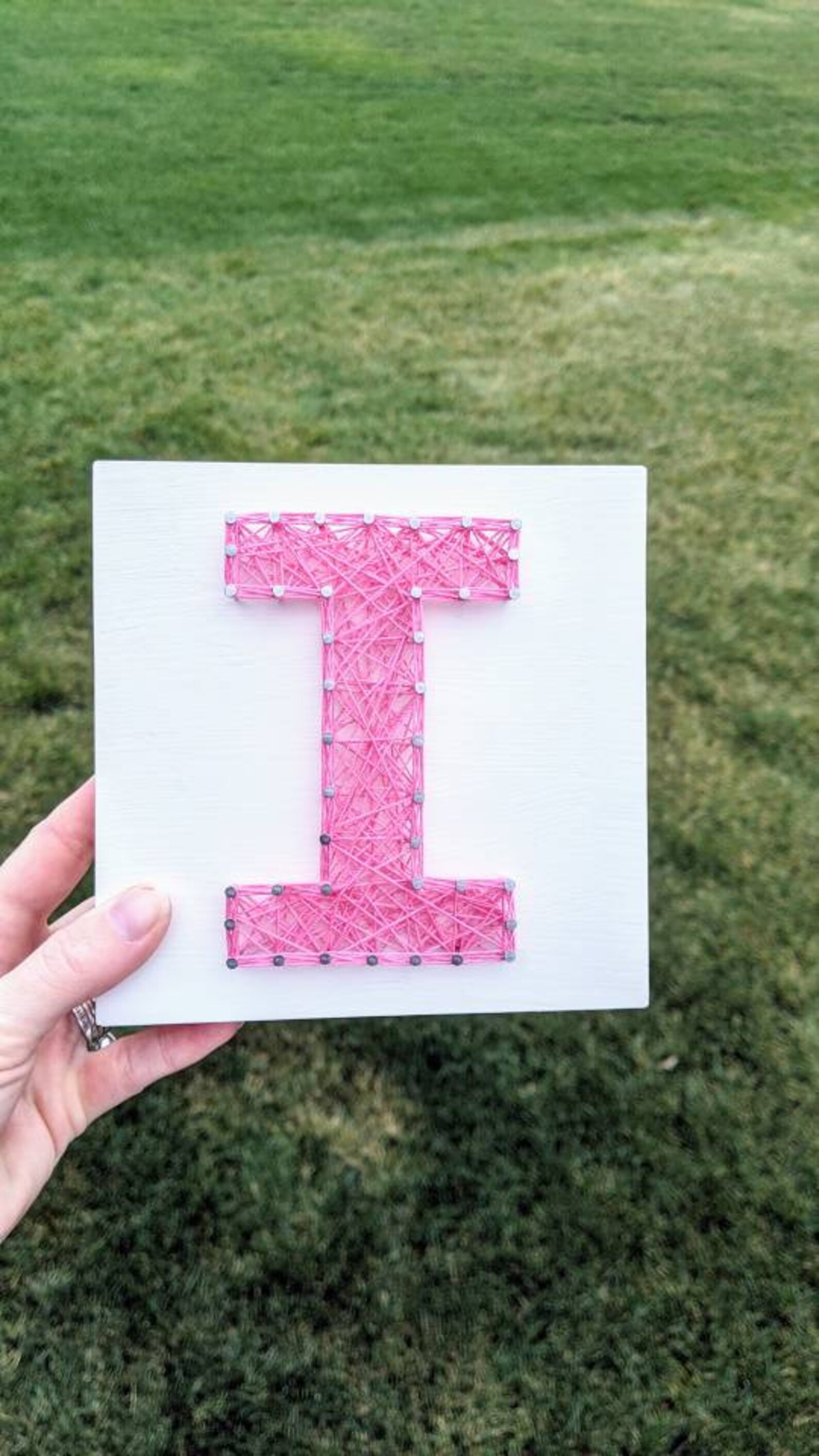 DIY String Art Kit Initial String Art Kit Letter String - Etsy