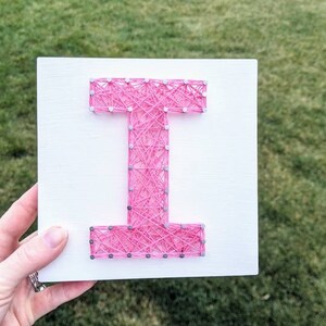 DIY String Art Kit Initial String Art Kit Letter String - Etsy