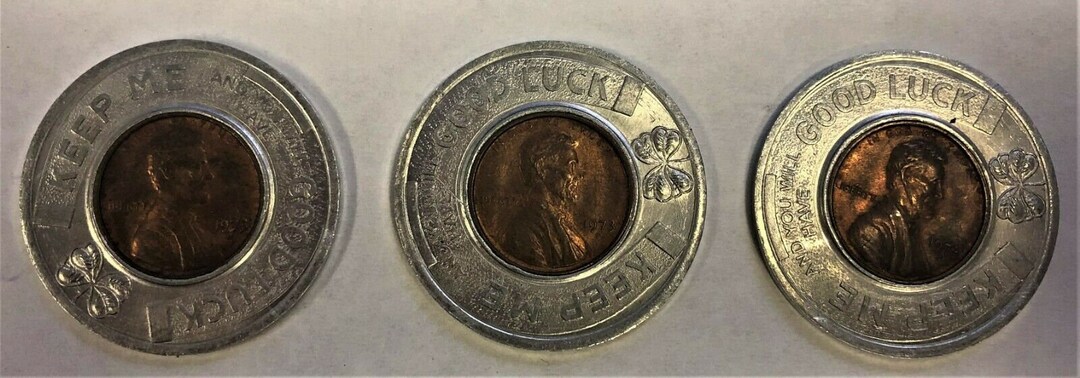 3 Used X City of Wichita "you Are Always Welcome" Encased Good Luck ...