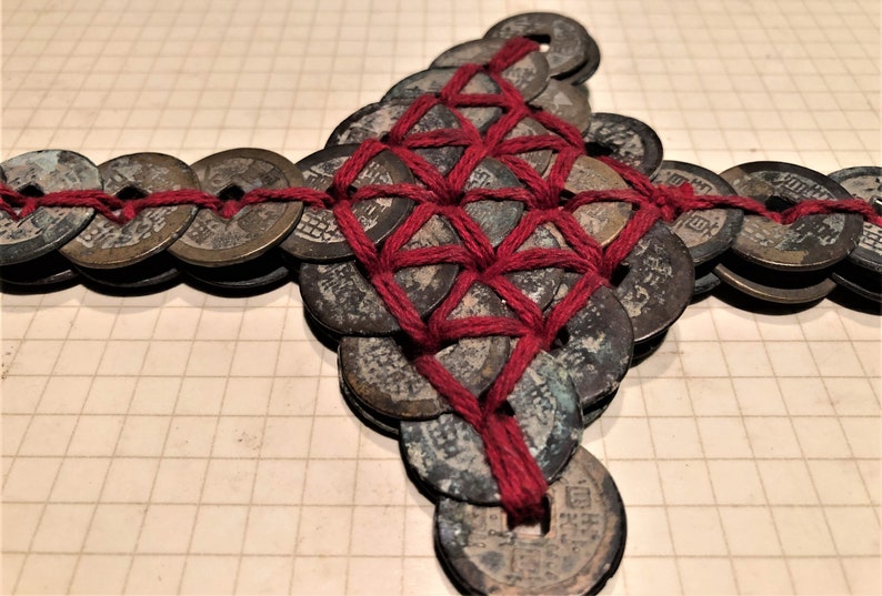 Feng Shui Talisman & Good Luck Genuine Money Sword chinese Coins of the ...