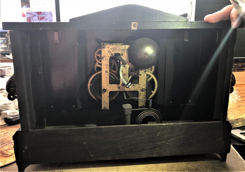 Elias Ingraham Mantle Clock With Unique? Design but With Elements of ...