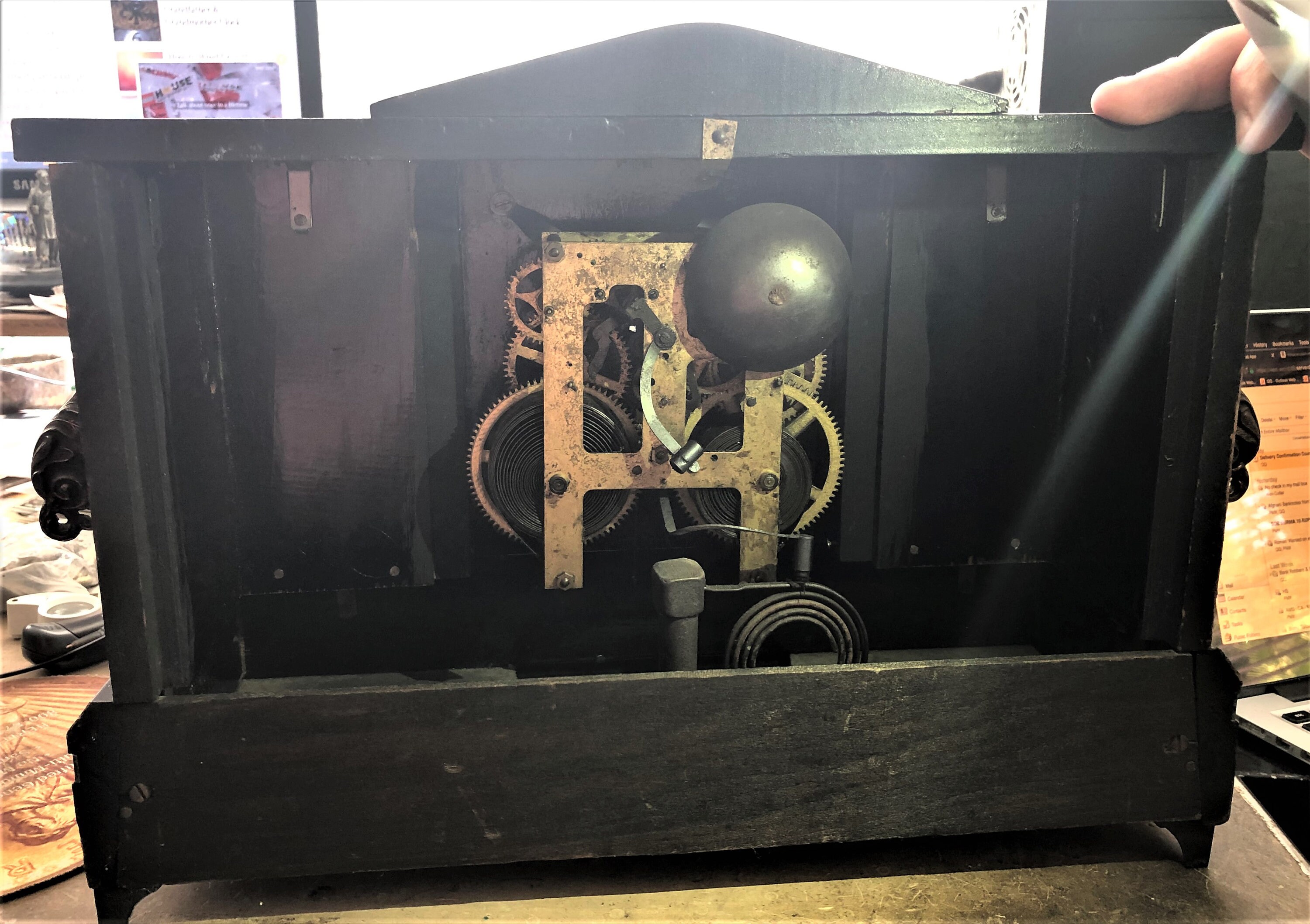 Elias Ingraham Mantle Clock With Unique? Design but With Elements of ...