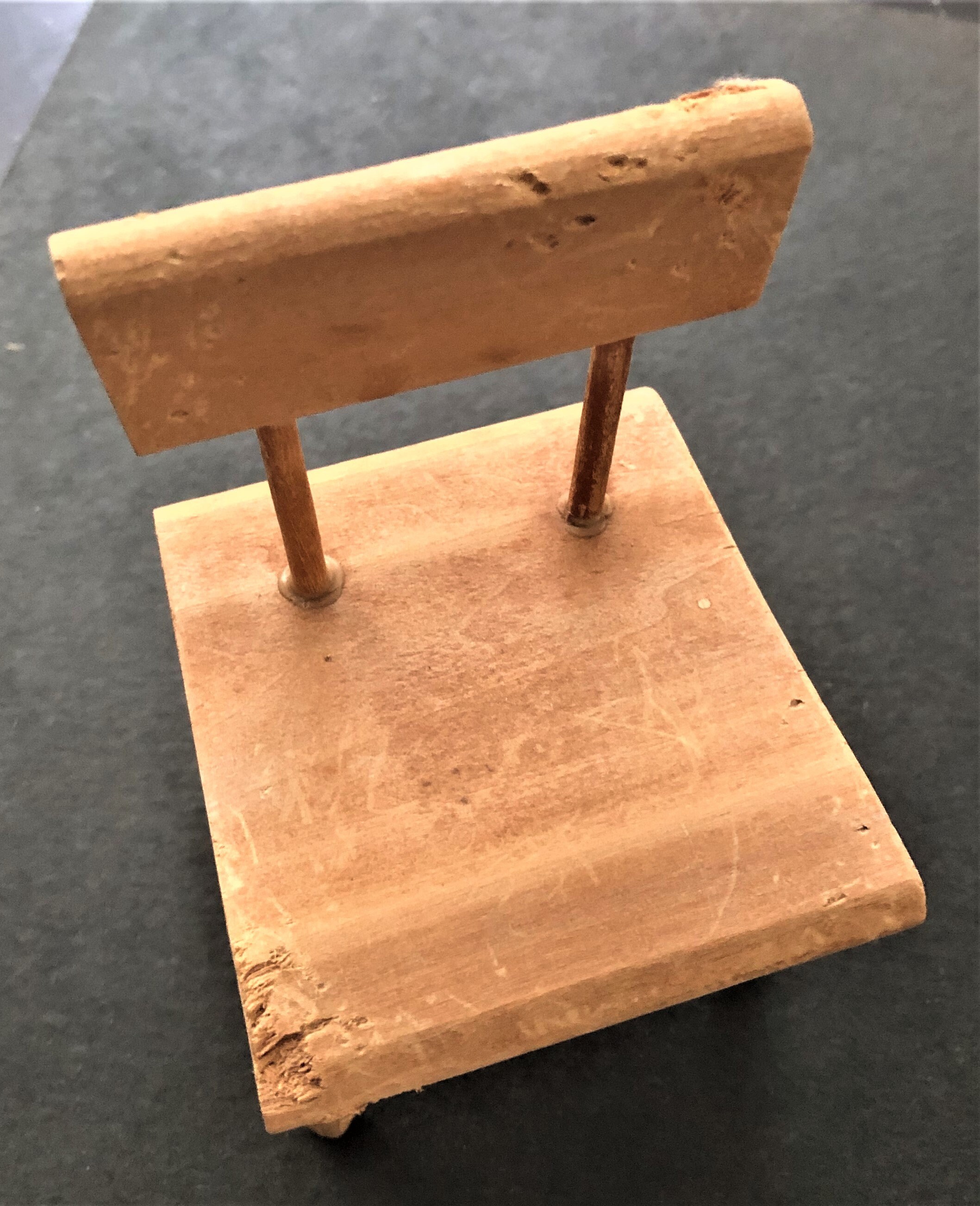 Handmade Wooden Dollhouse Miniature Furniture Dining Room Chair ...