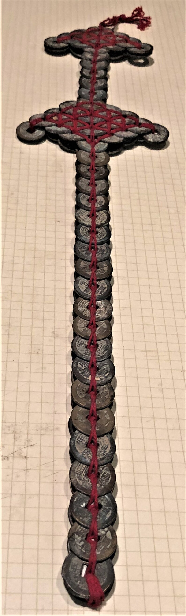 Feng Shui Talisman & Good Luck Genuine Money Sword chinese Coins of the ...