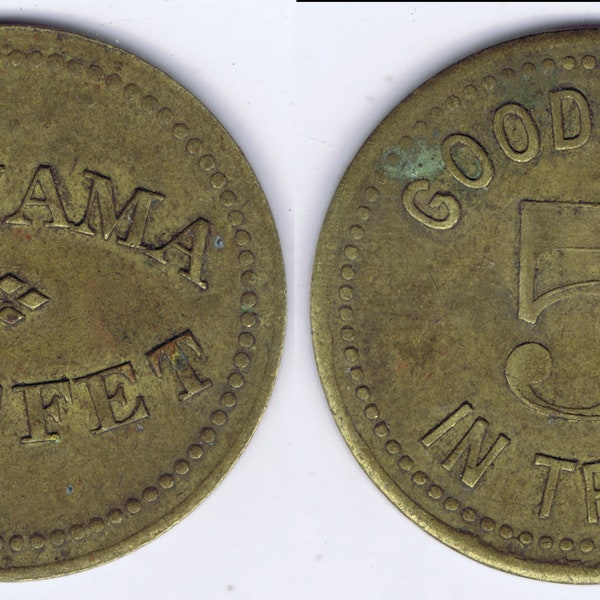 5 Cents Trade Token - Etsy