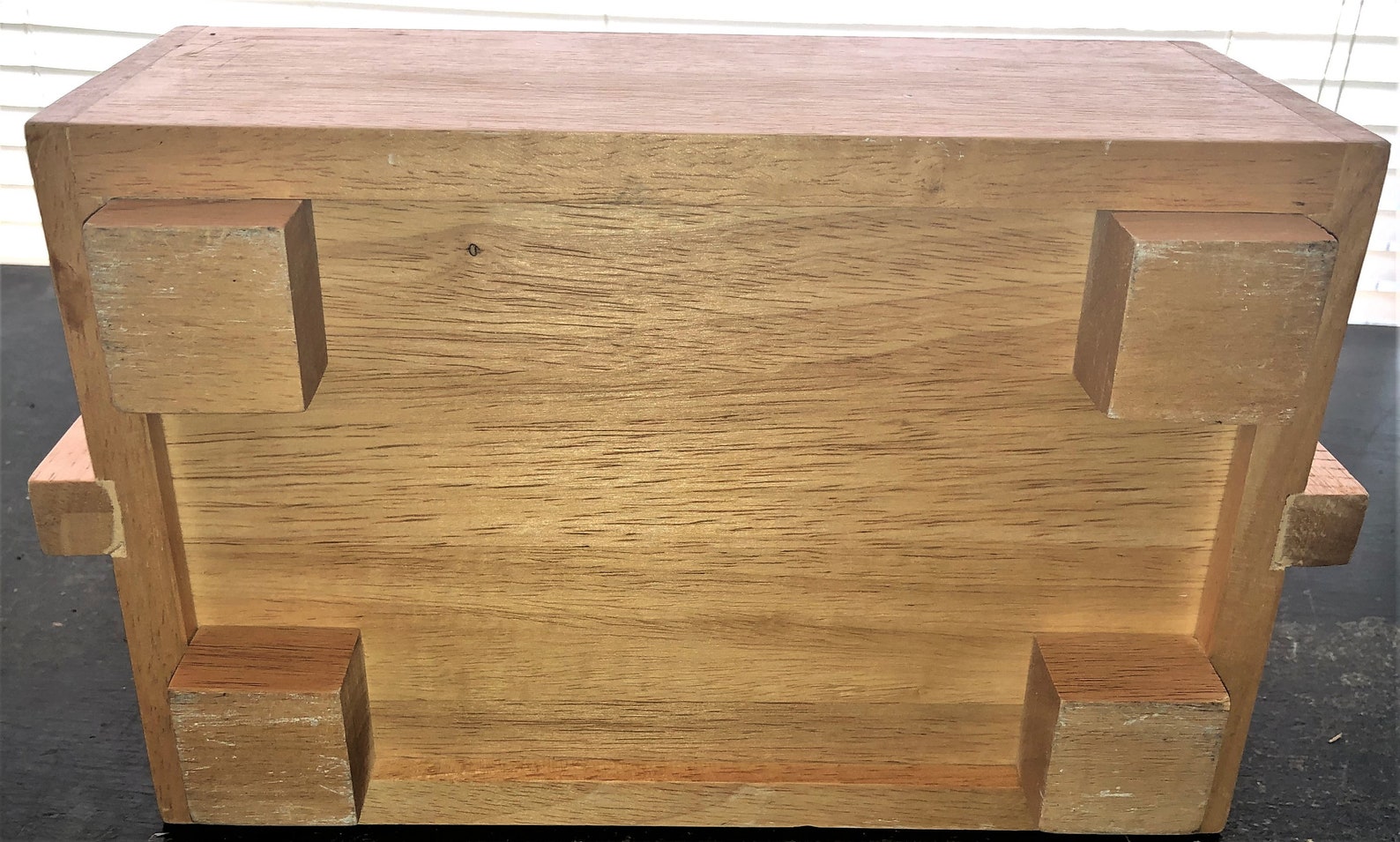 Glued and Mortised Wooden Carry-all for Tools, Flowers, Toys Etc ...
