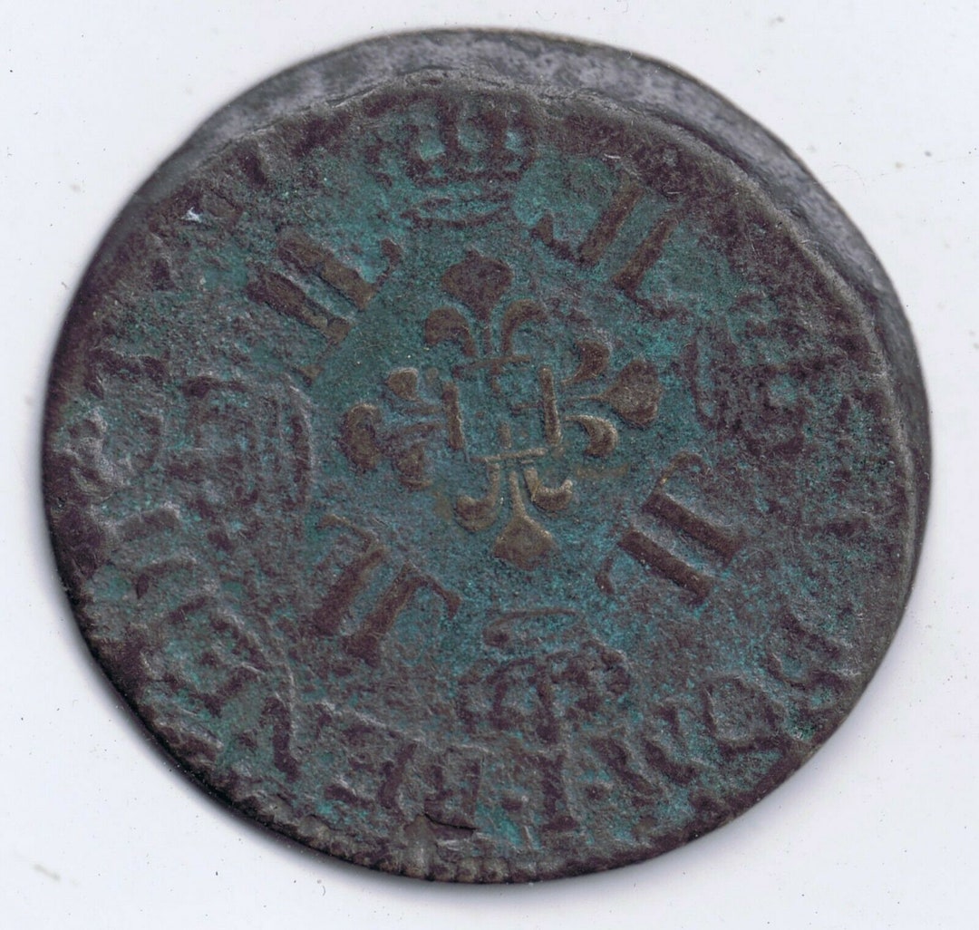 Rare France Colonial Canada Coin 1725 Silver Ecu From the Chamaeu ...