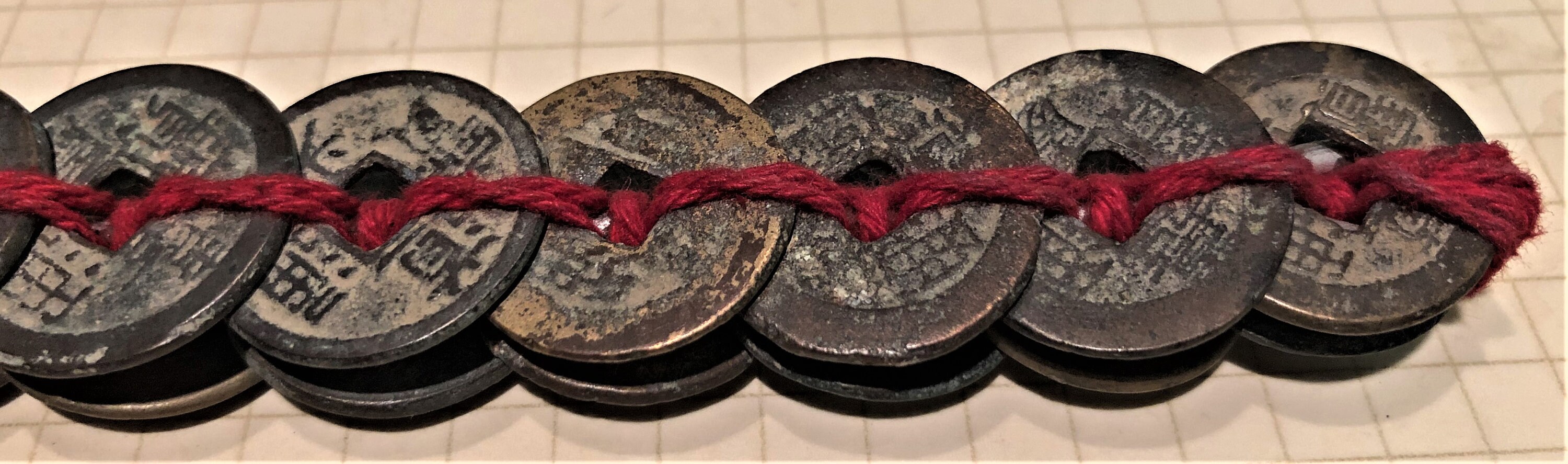 Feng Shui Talisman & Good Luck Genuine Money Sword chinese Coins of the ...