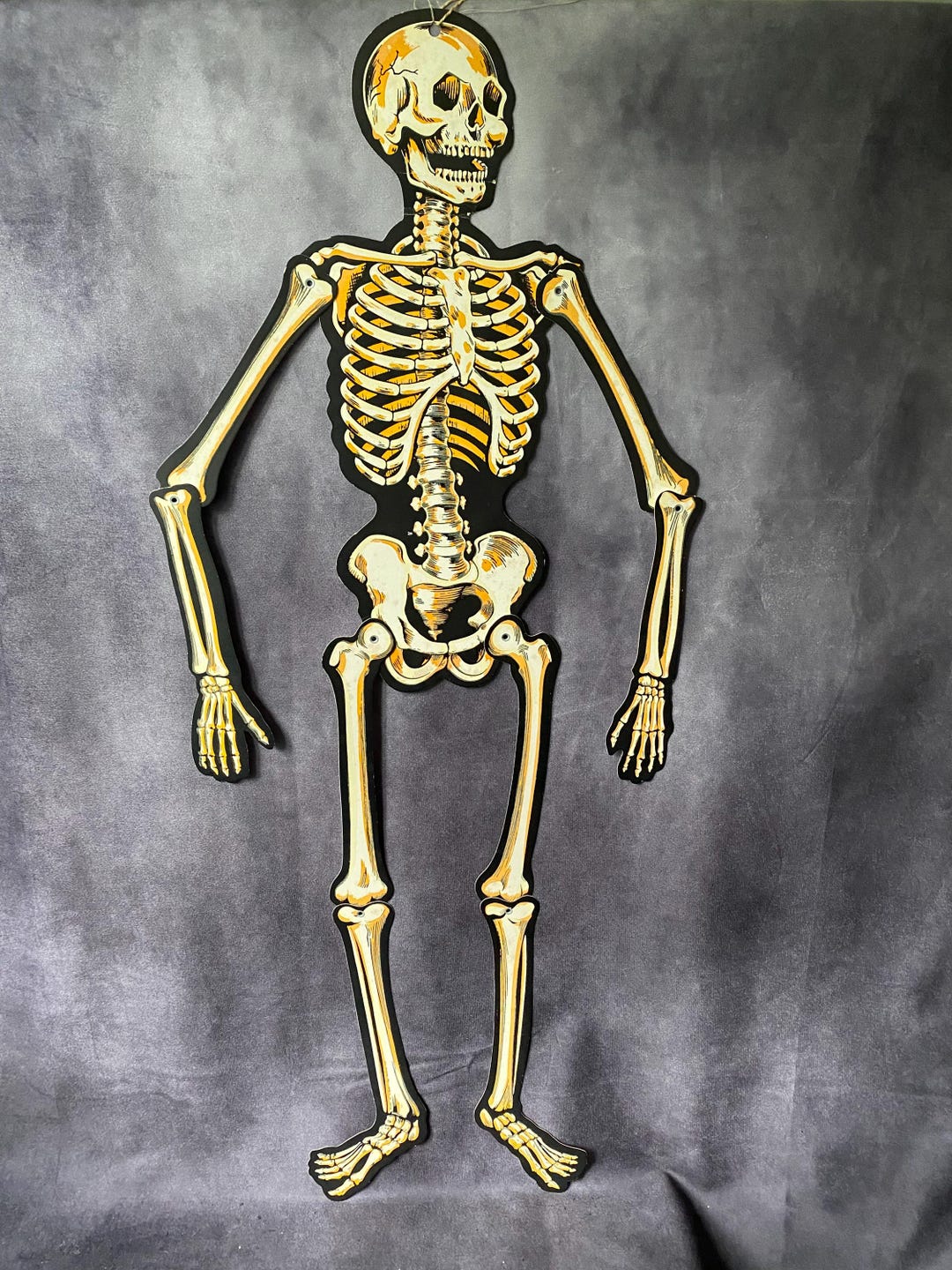 Vintage Beistle 33.5” Paper Skeleton - Etsy
