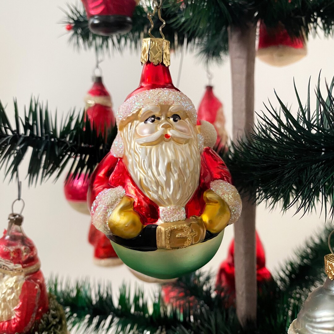 Retired Inge Roly Poly Santa - Etsy