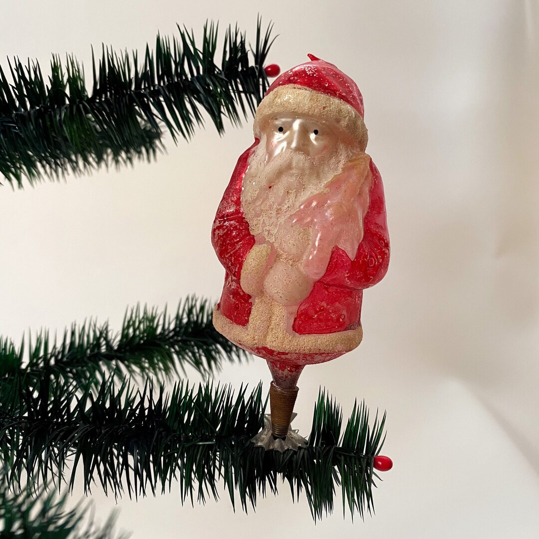 Clip on Santa Ornament - Etsy
