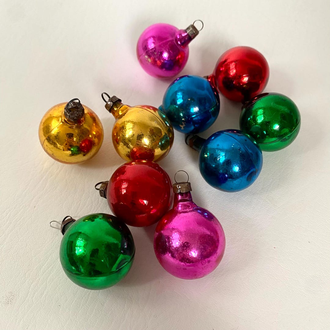 10 Gem Tone Ball Ornaments - Etsy