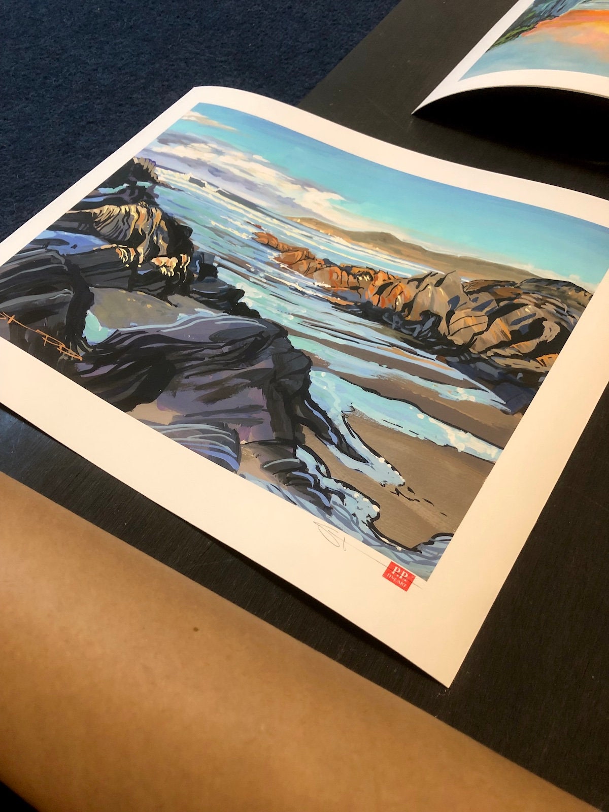 North Devon Waves Picture for Better or Worse - Barricane Beach Fine ...