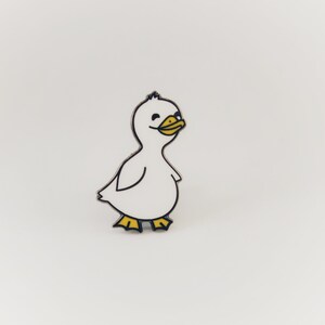 Duck Hard Enamel Pin, Duncan the Duck • Badge• Farm Animal • Duckling ...