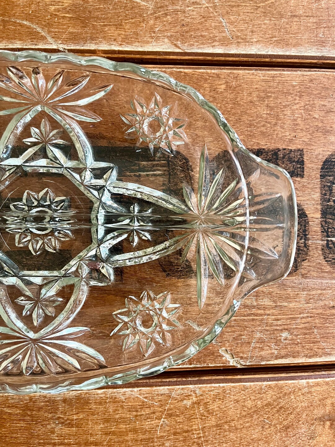 Vintage Anchor Hawking Rolling Tray | Glass Tray | Divided - Etsy