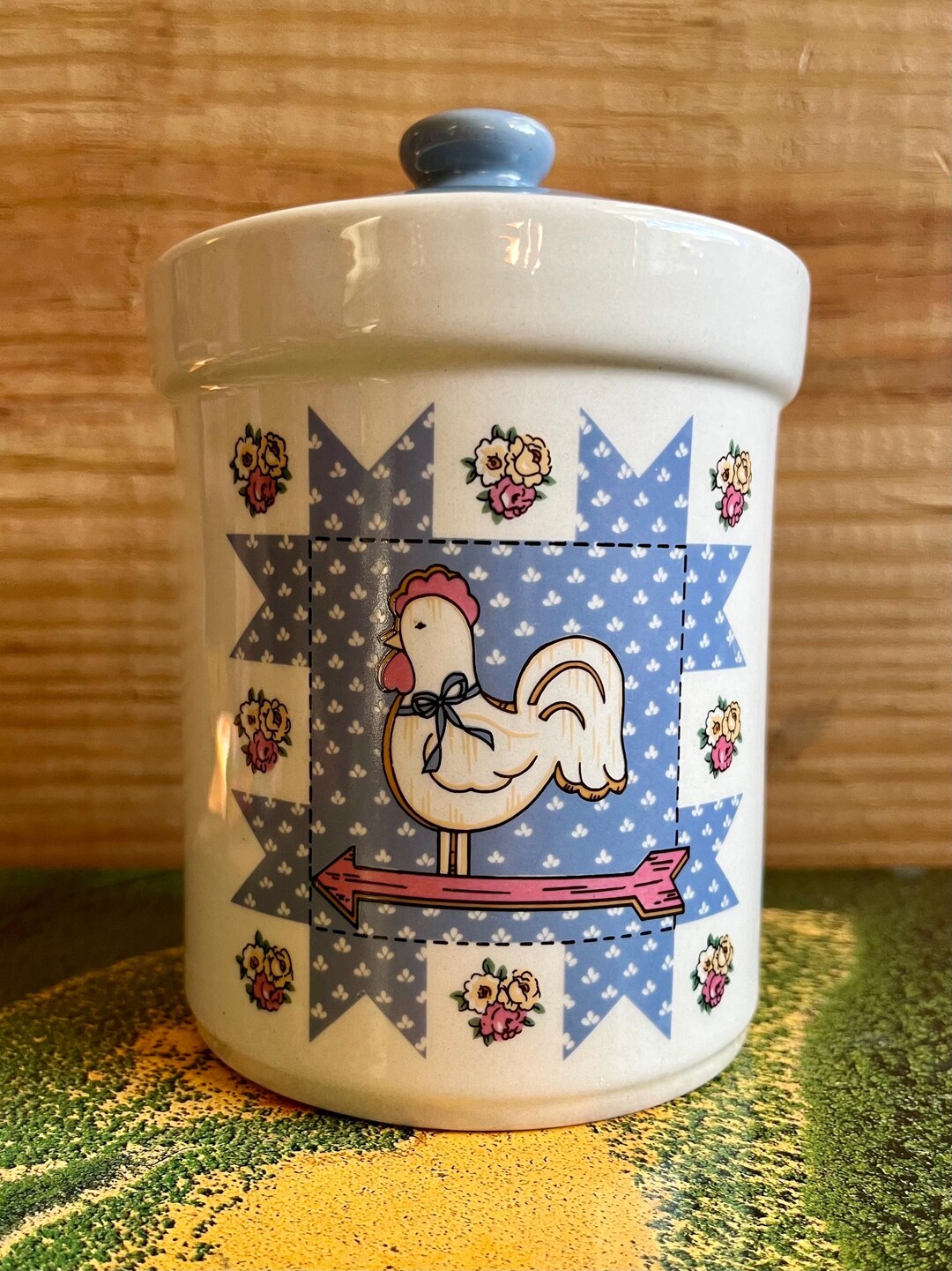Vintage Cookie Jar | Ceramic Cookie Jar | Chicken - Etsy