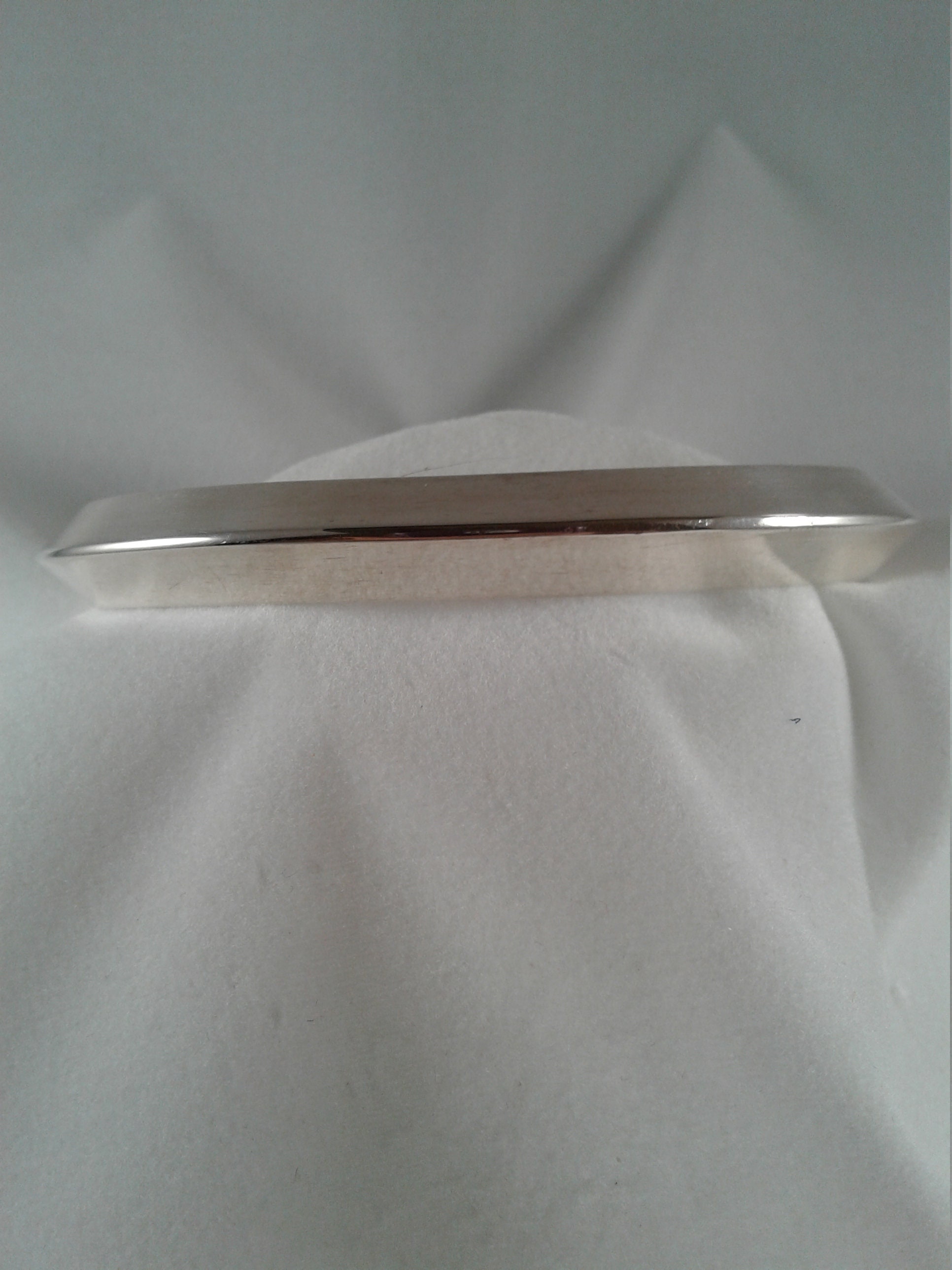 Men's Heavy Sterling Silver Triangle Cuff, Thick Silver Cuff,men's ...