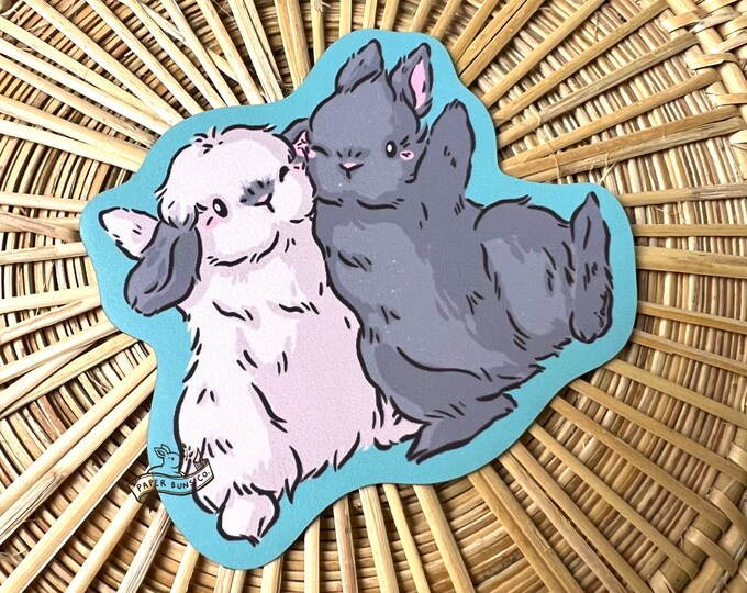 Yay Buns Magnet Warabi and Mochi Bun Bunny Rabbit Magnet - Etsy