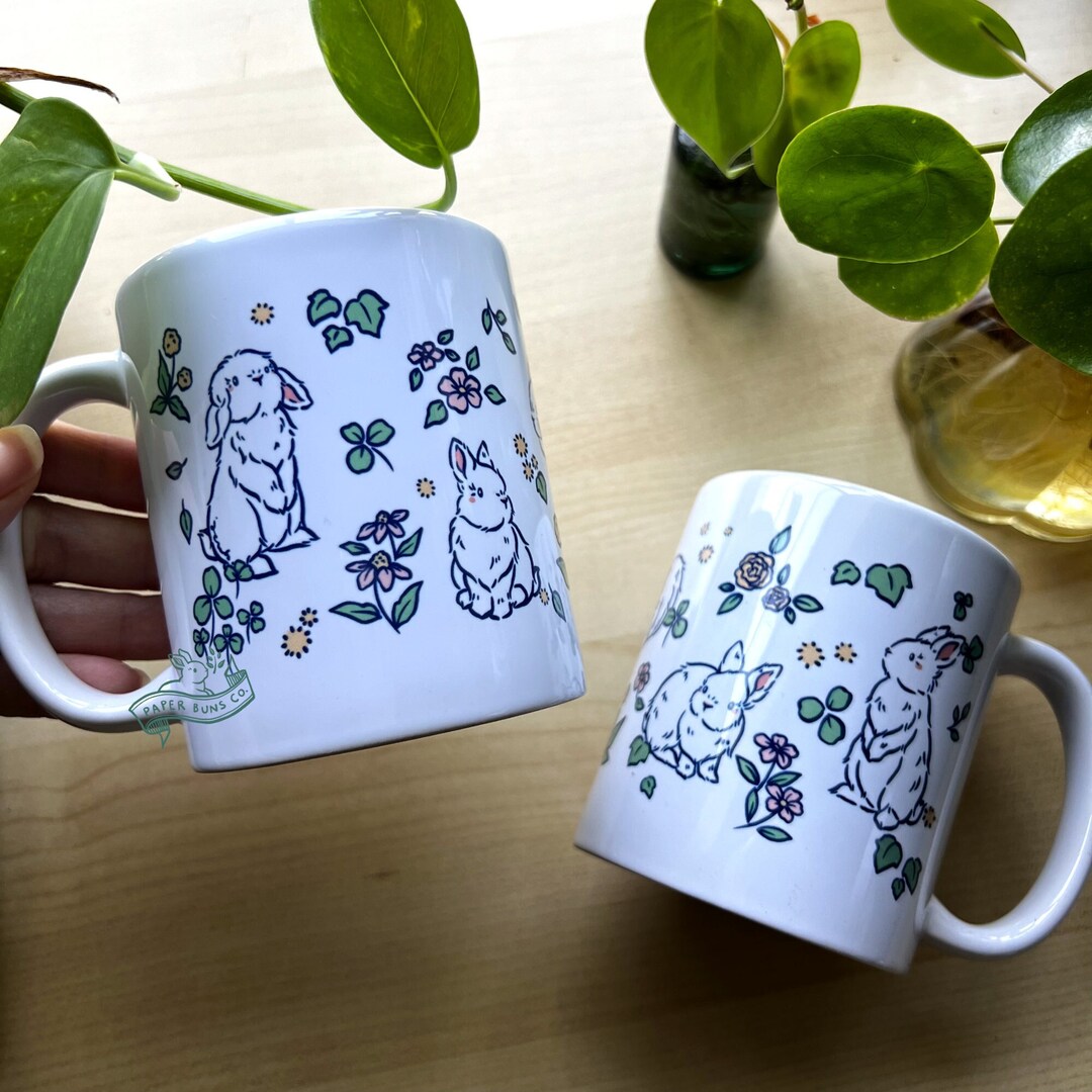 Garden Buns Mug | 11 Oz Rabbit Mug | Please Read Description - Etsy Canada