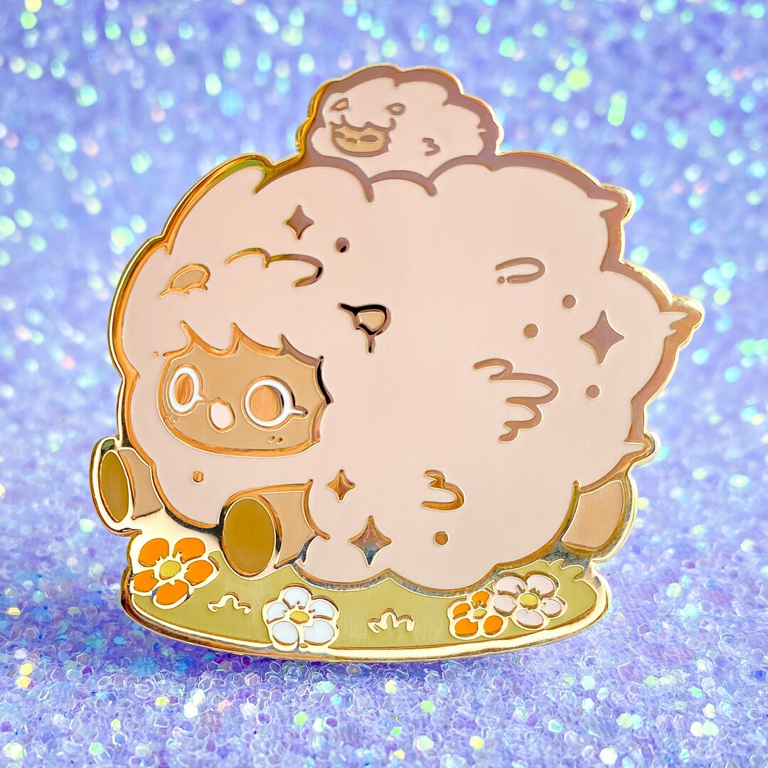 Running Wild Cute Sheep Enamel Lapel Pin Badge - Etsy