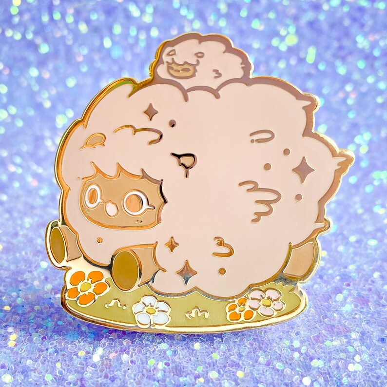 Running Wild Cute Sheep Enamel Lapel Pin Badge - Etsy