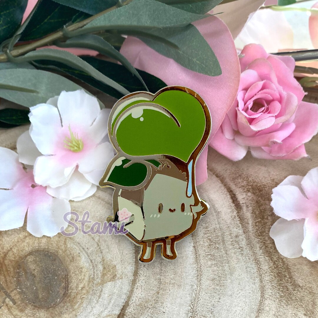 Rock Sprite Enamel Pin, Gold Plated RPG Companion - Etsy