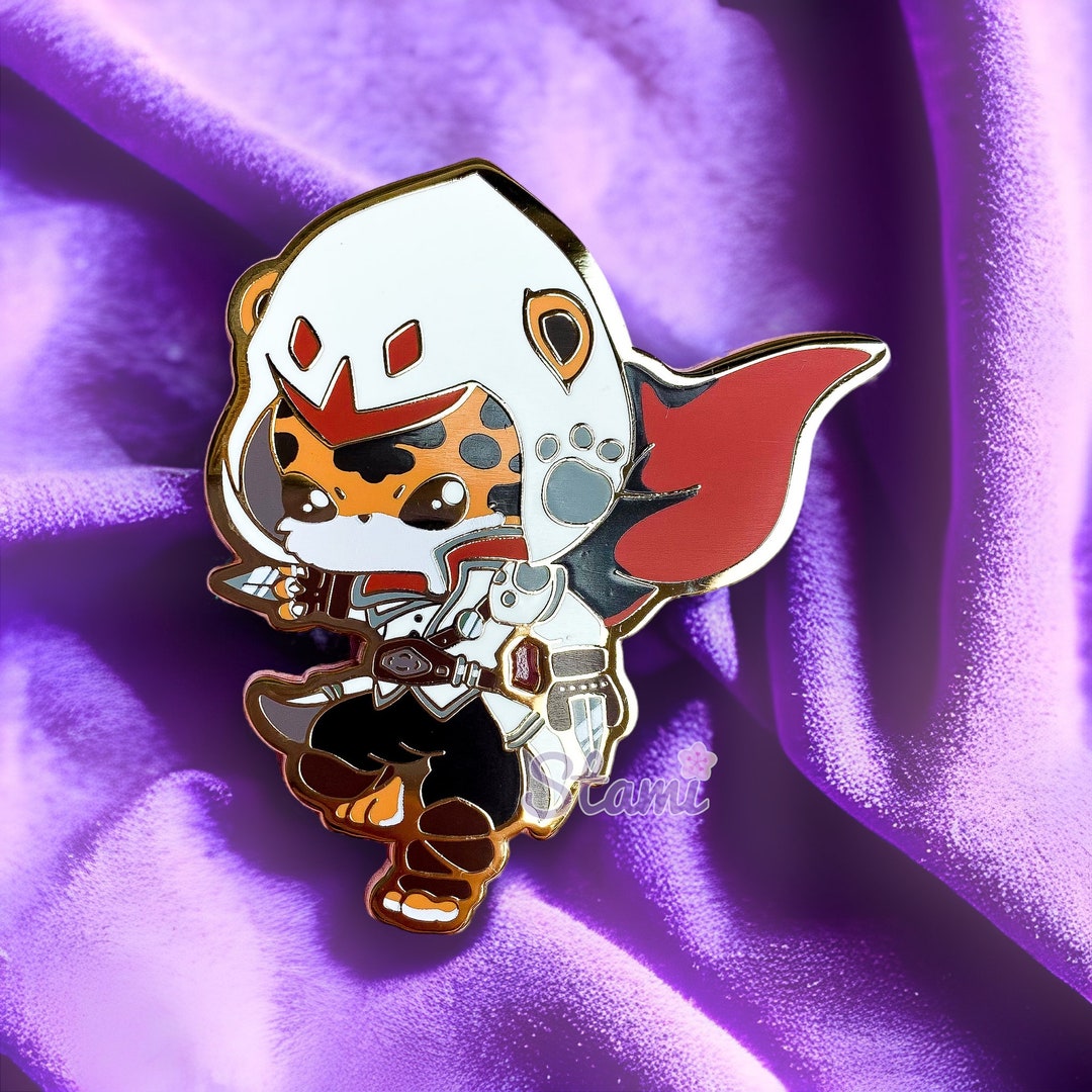 Thief Tiger RPG Enamel Pin | Cute D&D Lapel Badge - Etsy