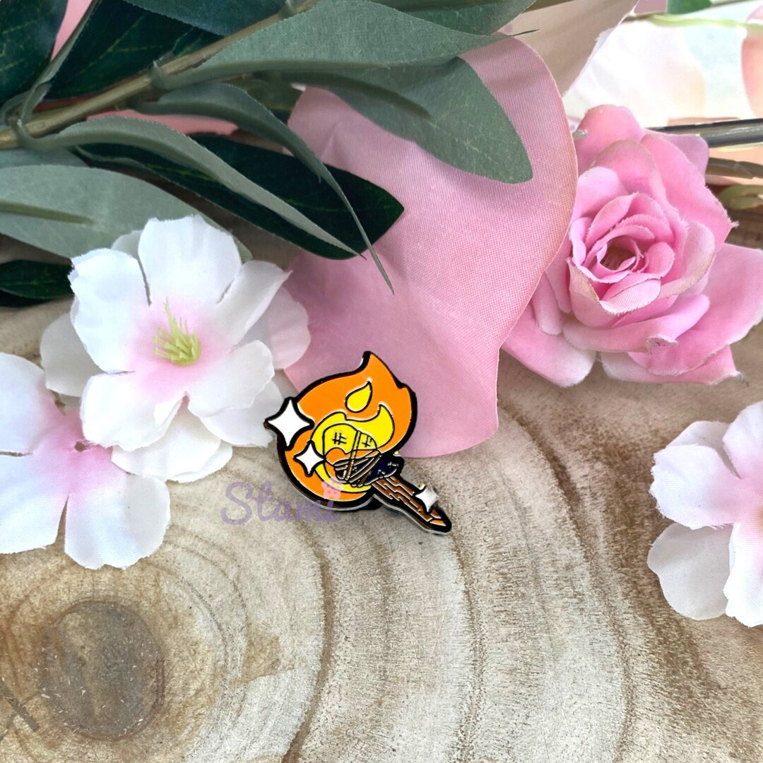 Mini Torch RPG Item Cute Enamel Lapel Pin Badge - Etsy