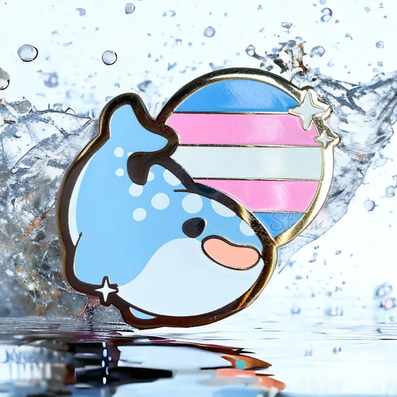 Trans Flag Gacha Bracelet 🎀 Whale Trans LGBTQ+ Pride Identity Flag Cute ...