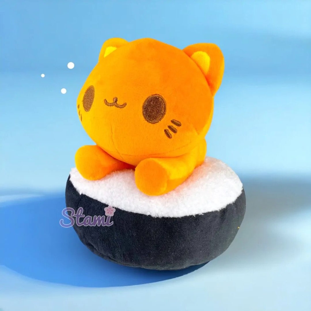 Tuna the Sushi Cat Cute Plush Cuddly Stuffed Soft Toy - Etsy