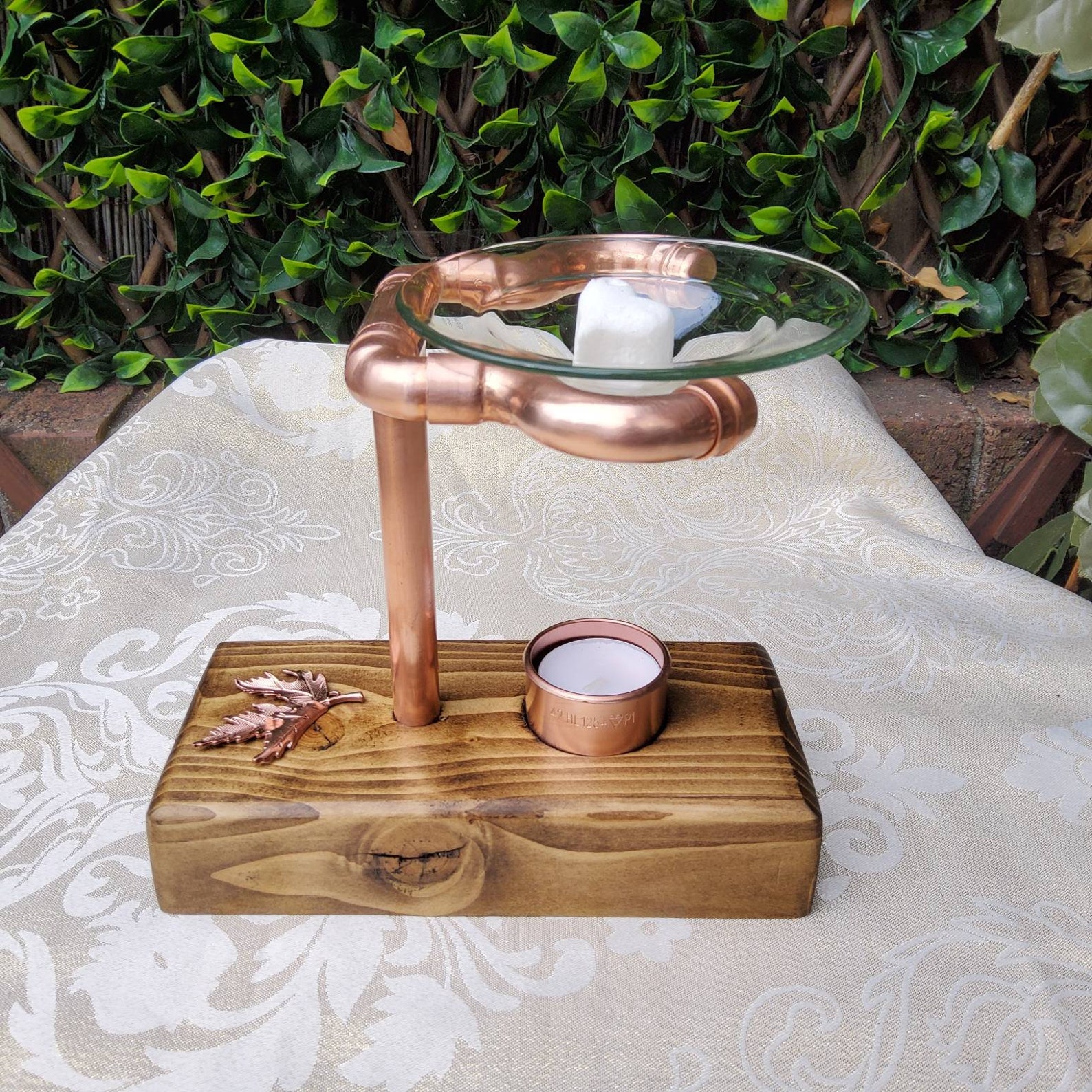 Handmade Copper Wax Melt and Oil Burner Handmade - Etsy